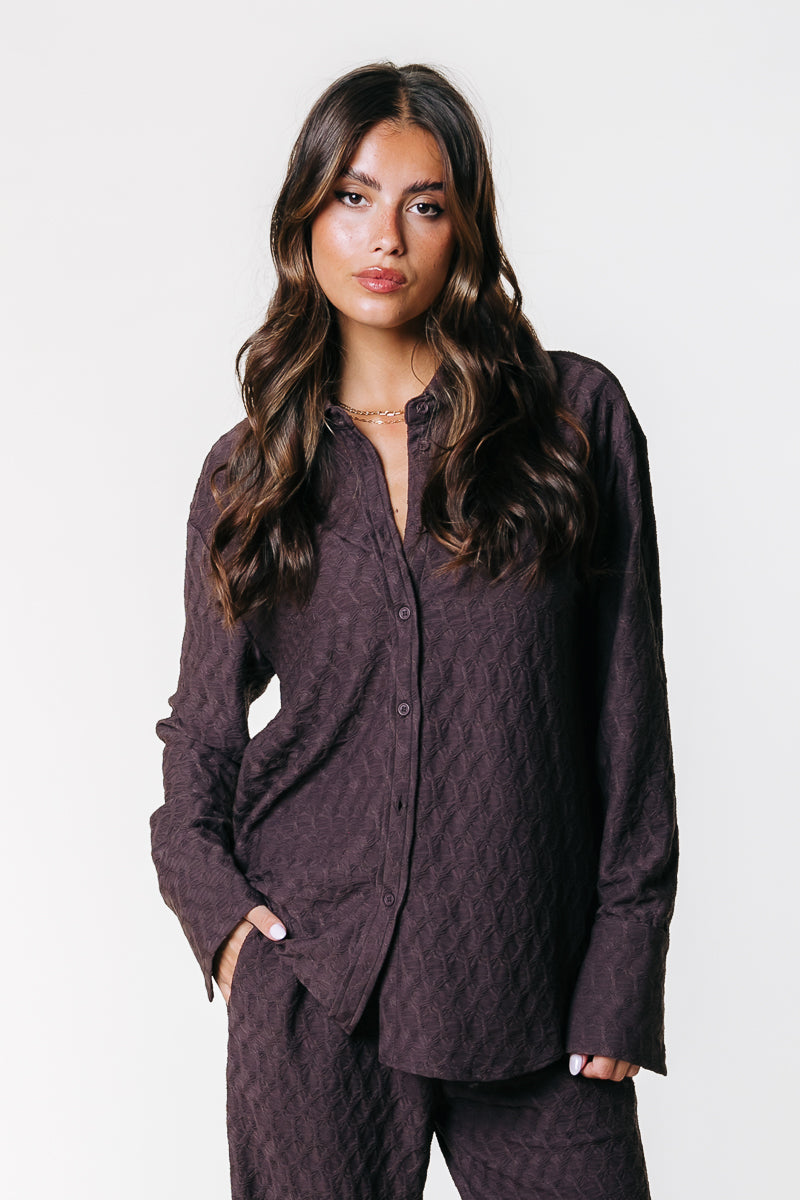 Talia Blouse | Brown