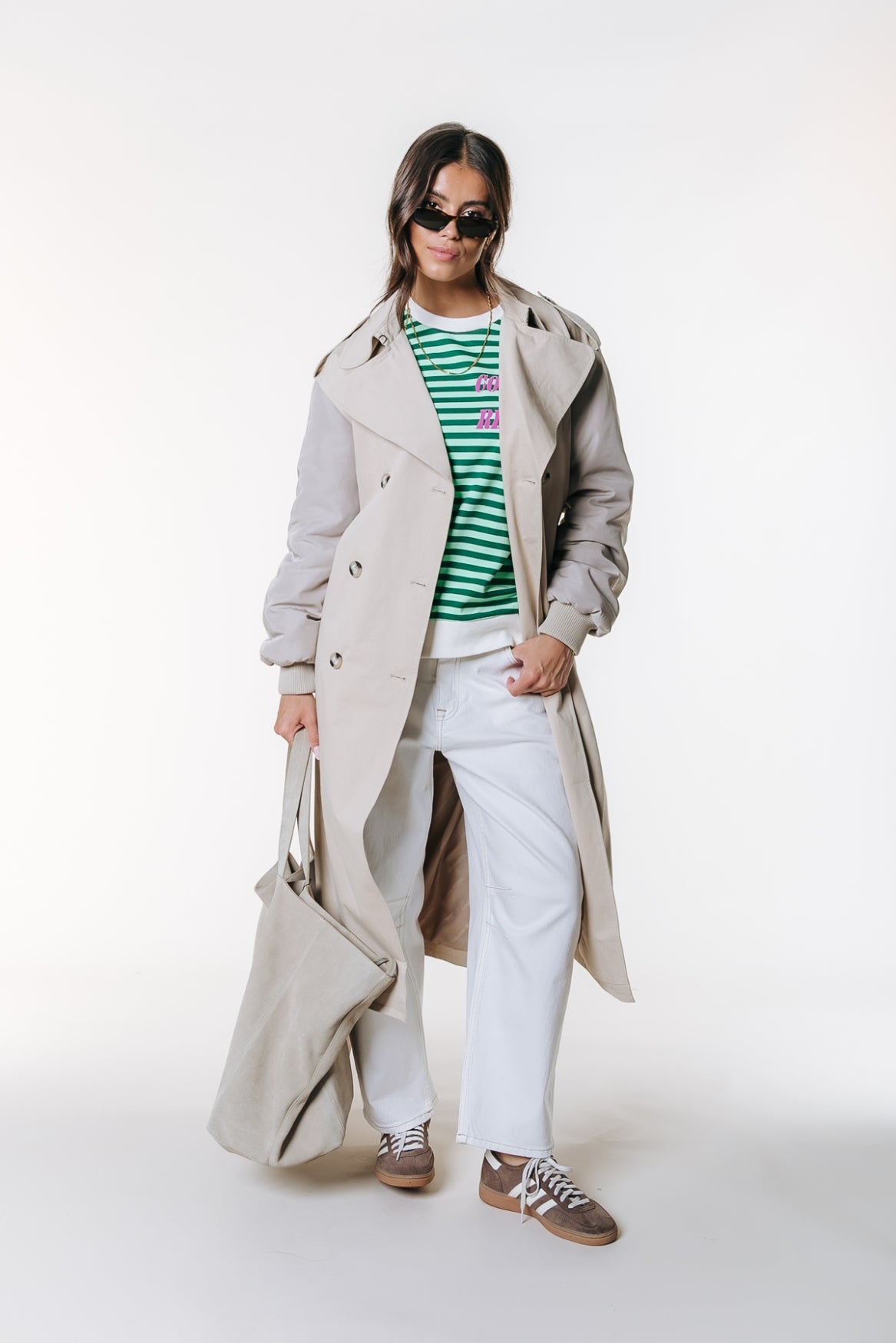 Kaia Trenchcoat | Light sand