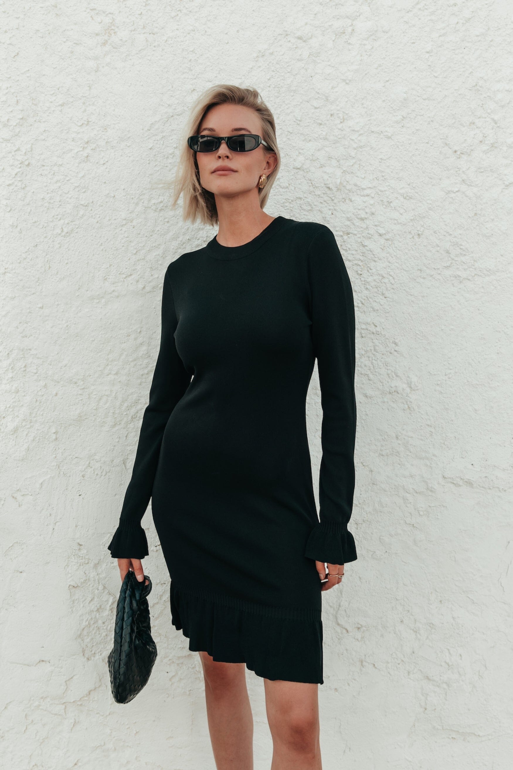 Robijn Fine Knit Dress | Black – Colourful Rebel