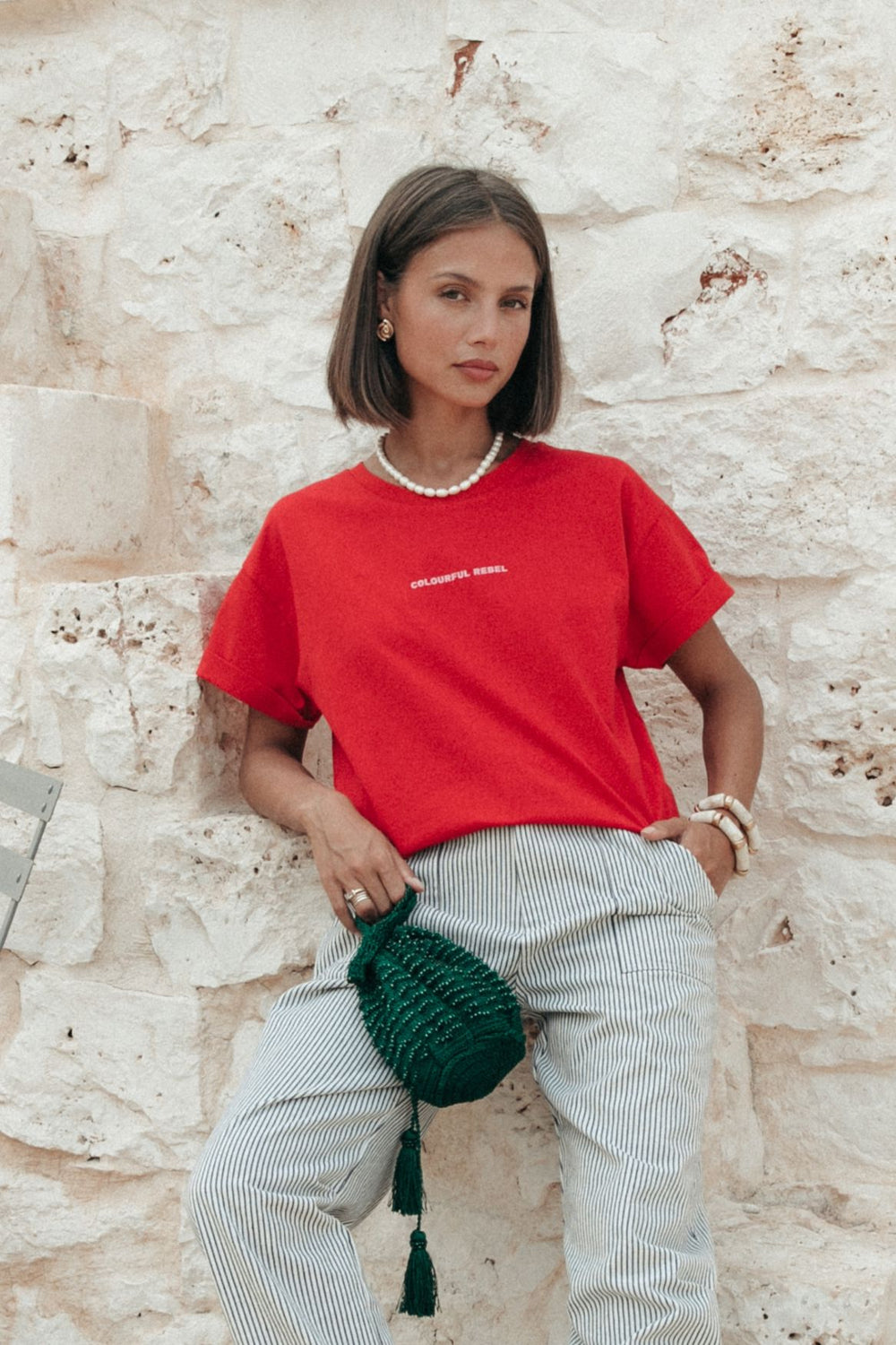 Uni Logo T-shirt | Racing Red